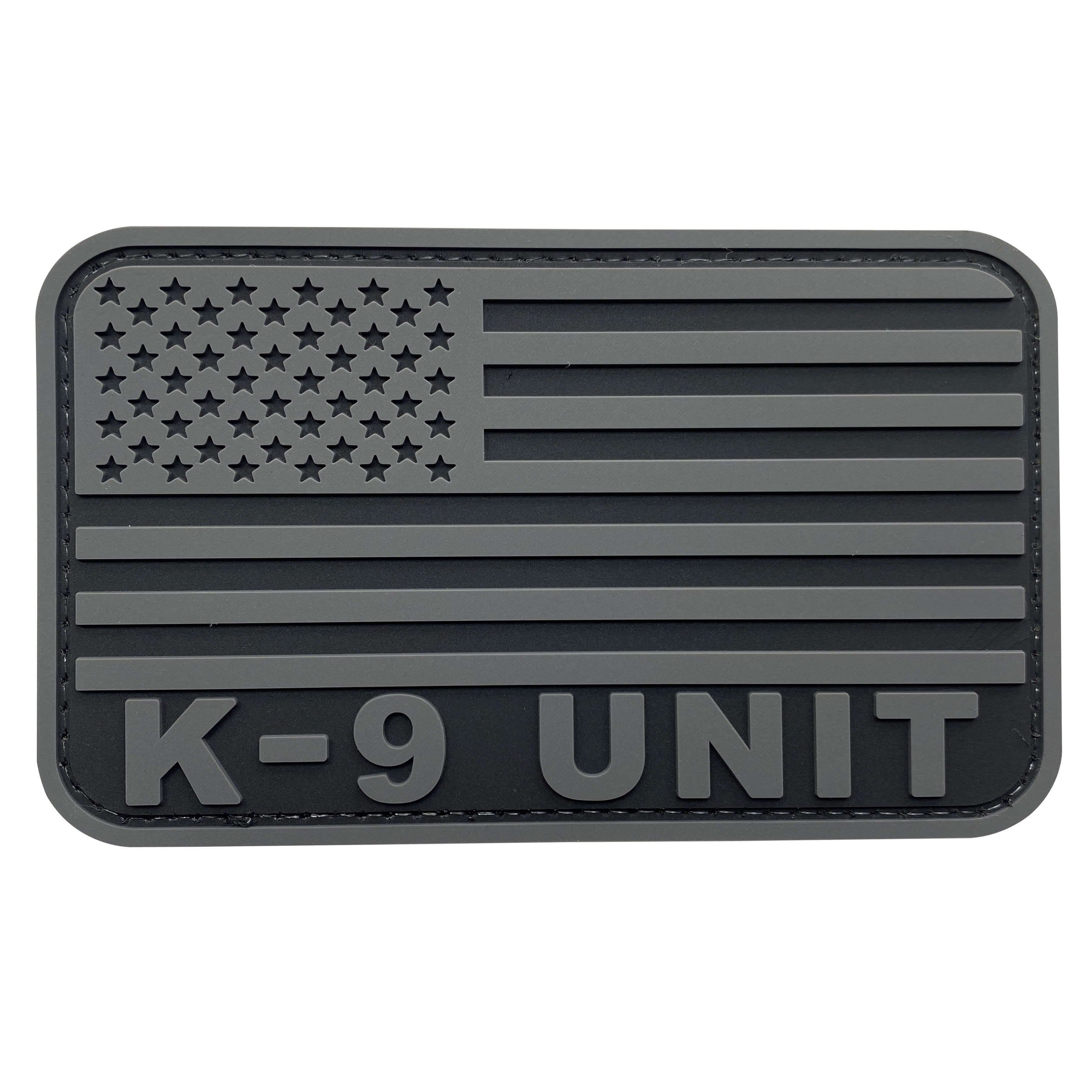 uuKen 5x3 inches Big PVC Rubber Tactical Police Sheriff K9 Unit Office