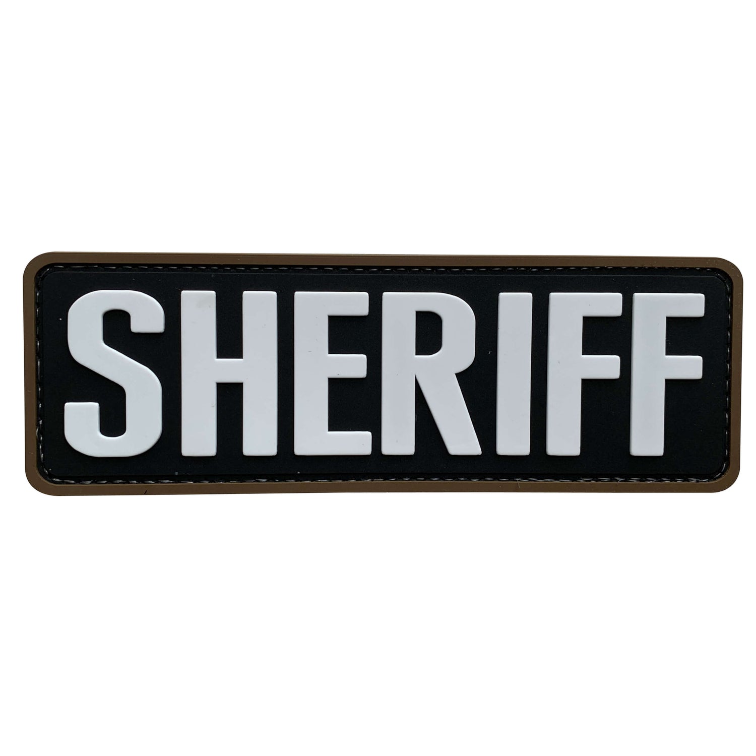 uuKen 6x2 inches Big Sheriff Dept PVC Patch 2x6 inch for Tactical Vest