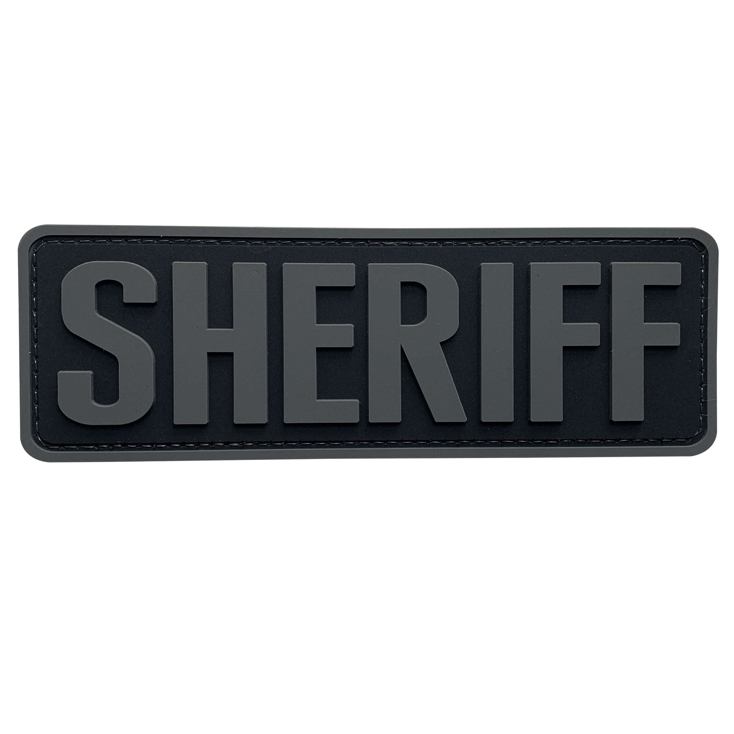 uuKen 6x2 inches Big Sheriff Dept PVC Patch 2x6 inch for Tactical Vest