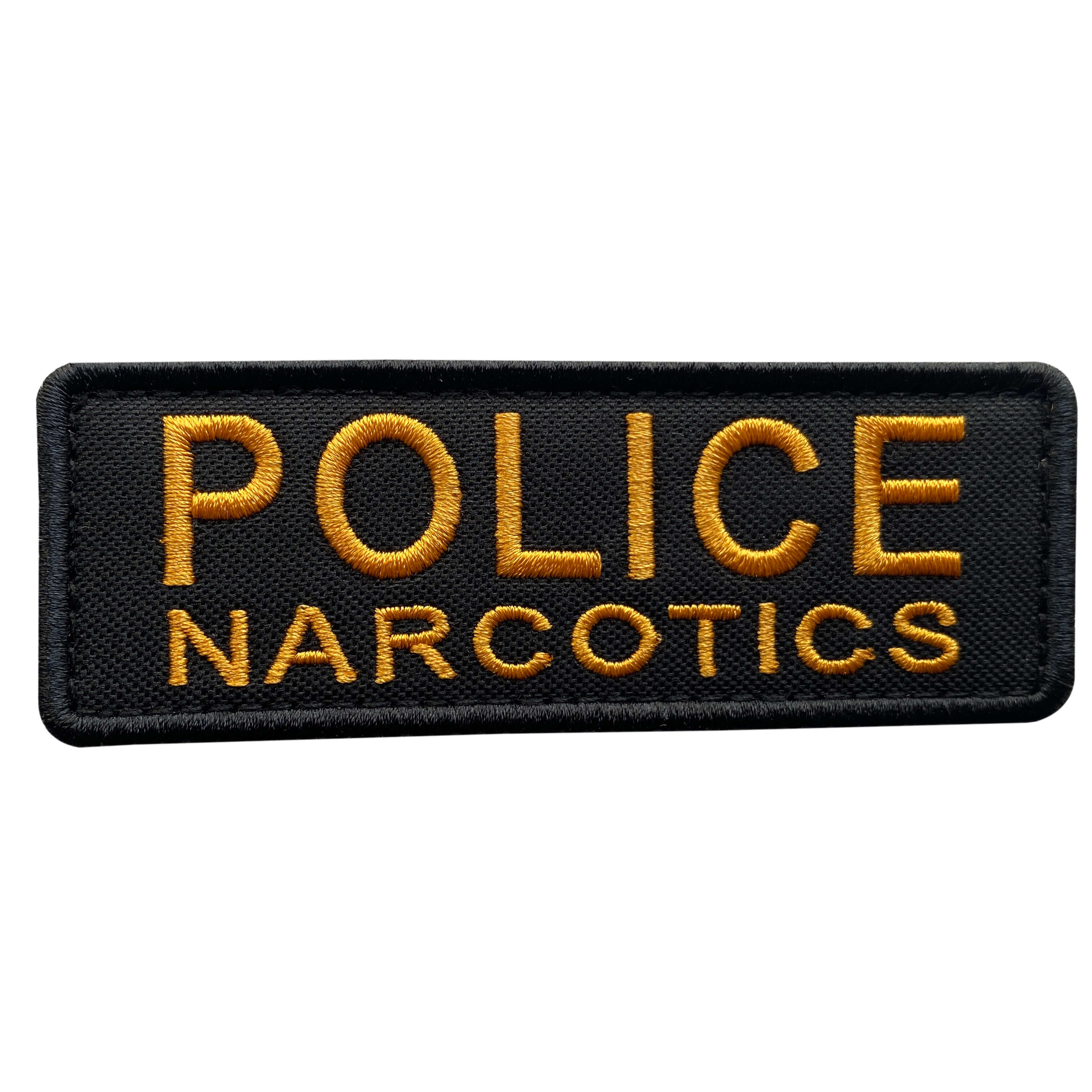 uuKen 4x1.4 inch Embroidery Small Police Narcotics Unit Patches Hook B