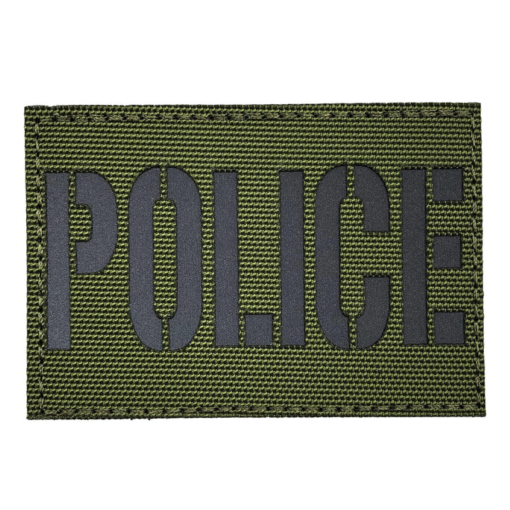 uuKen 3x2 inches Laser Cut Cutting Reflective Police Department Office