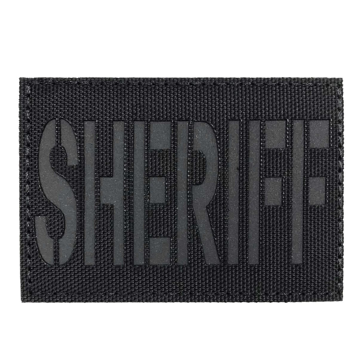 uuKen 3x2 inches Laser Cut Reflective Deputy Sheriff Officer Departmen