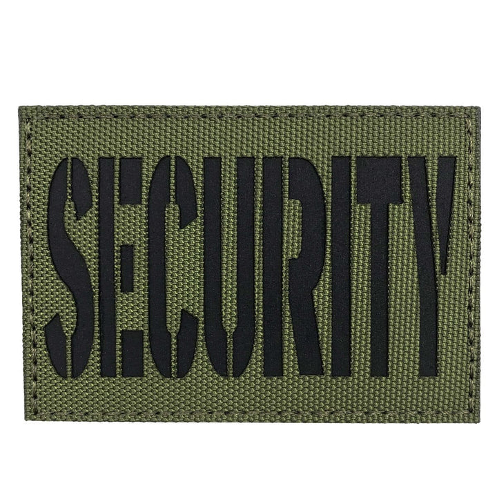 uuKen 3x2 inches Laser Cut Reflective Security Guard Officer Patch for