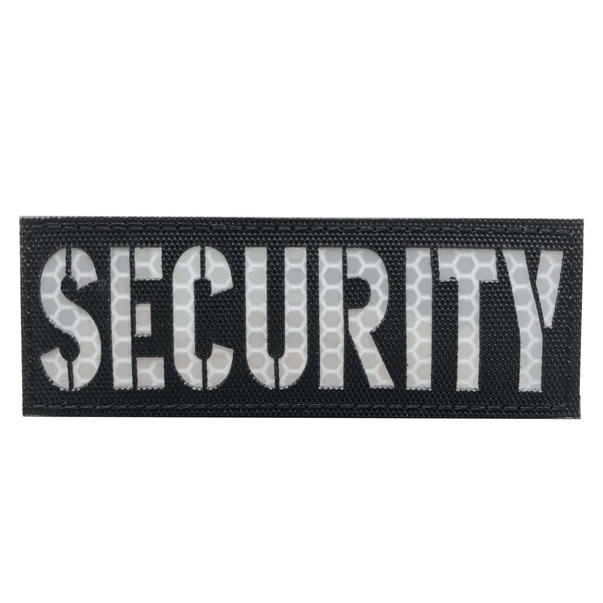 uuKen 4x1.4 inches Reflective Laser Cut Security Guard Officer Morale